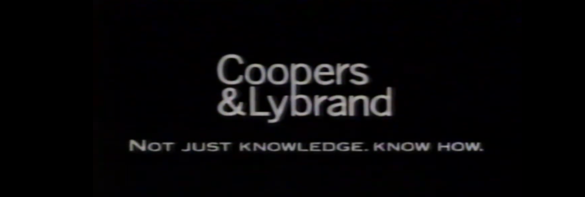 Here's a Cringeworthy Coopers & Lybrand Super Bowl Ad From 1993 - Going ...