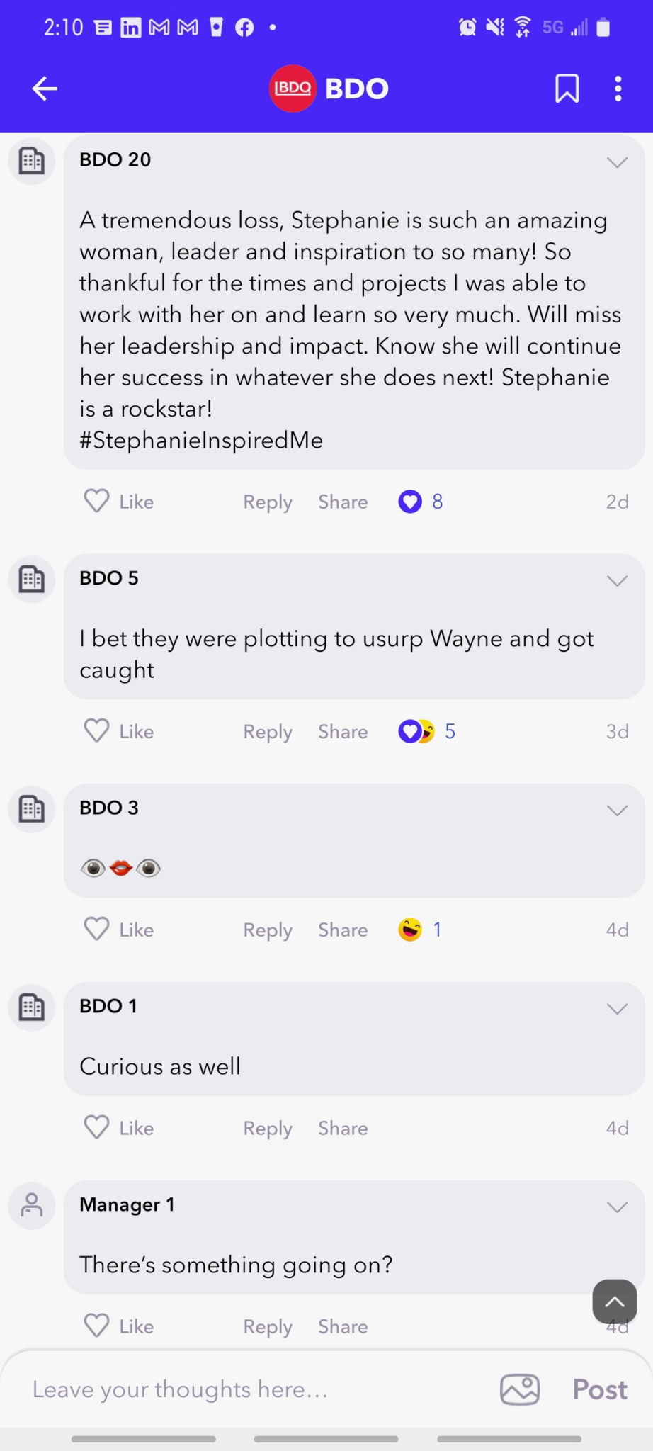 Some High Level Folks Have Abruptly Left BDO and No One Seems to Know ...